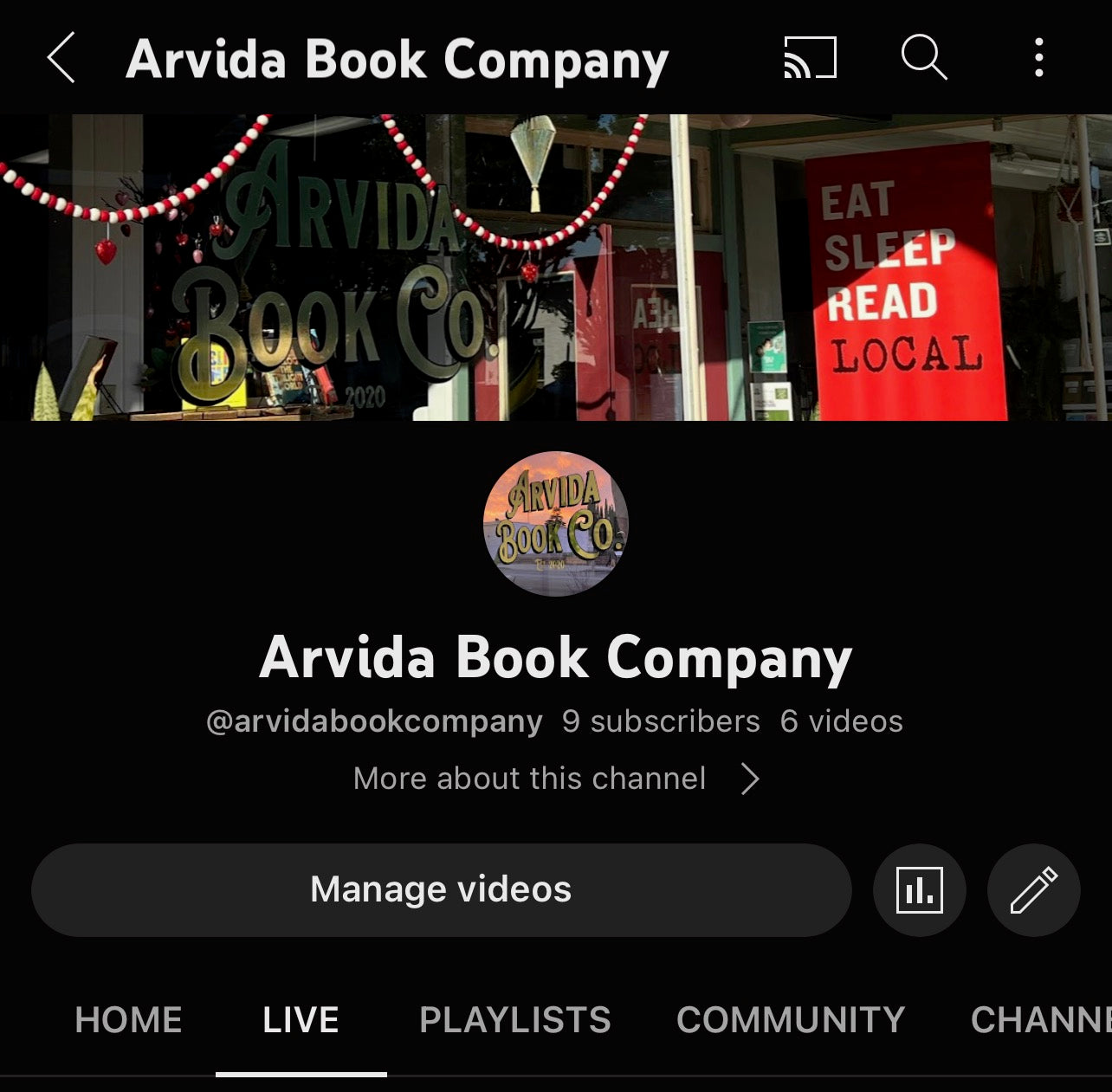 Come check out our new YouTube channel! – Arvida Book Co.