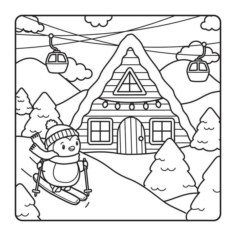 Snuggly Winter Coloring Book – Arvida Book Co.